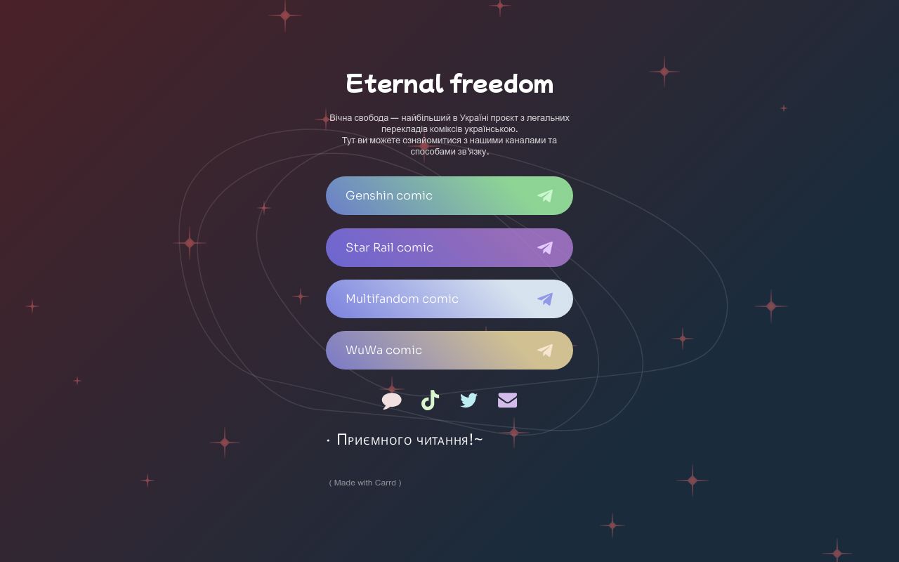 Eternal freedom